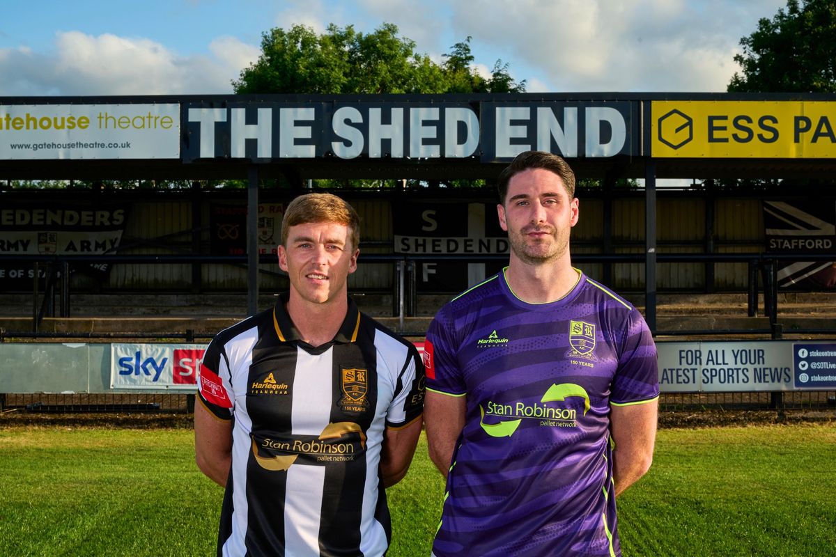 Stafford Rangers unveil their new 150th anniversary kits for next ...