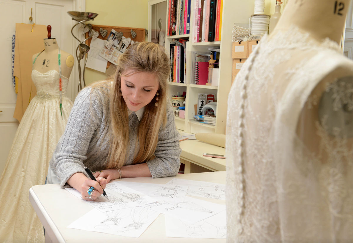 I make a bride feel beautiful: Shropshire wedding dress maker and her ...