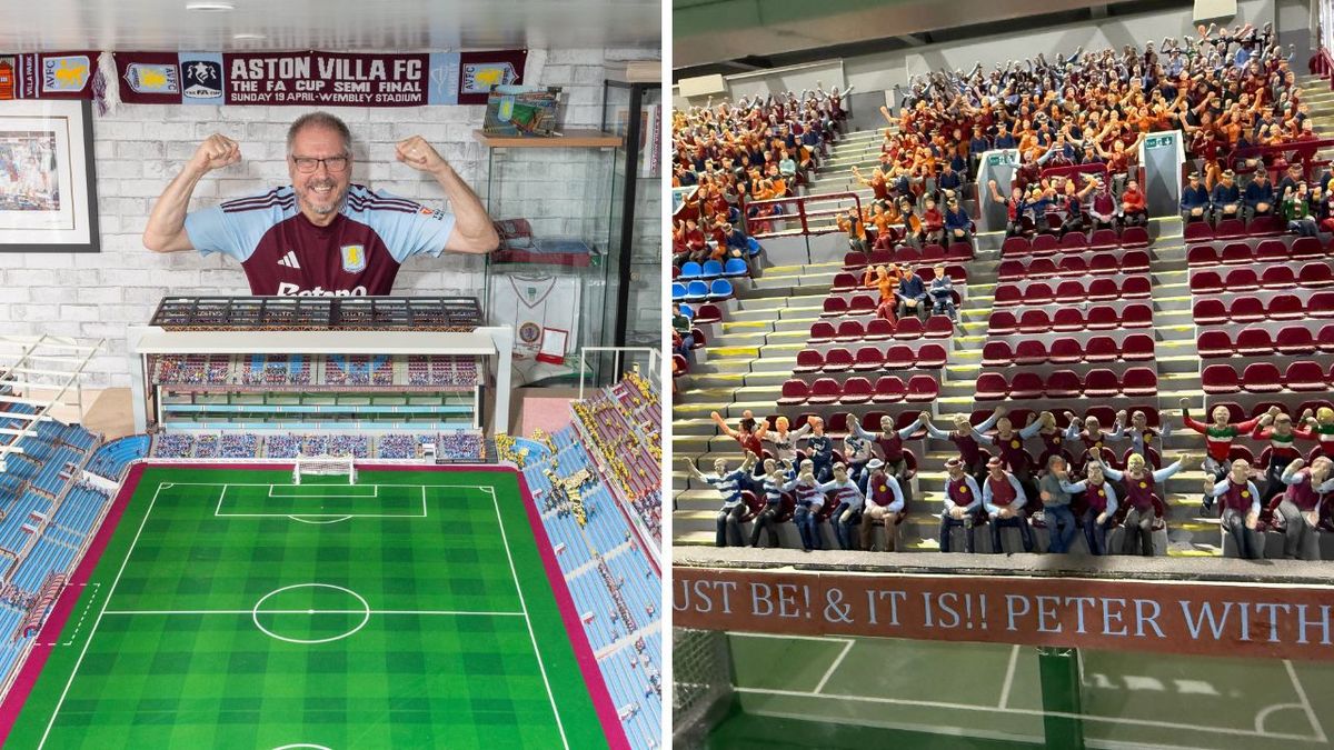 ‘I spent six years building my 10ft x 7ft detailed Villa Park model ...