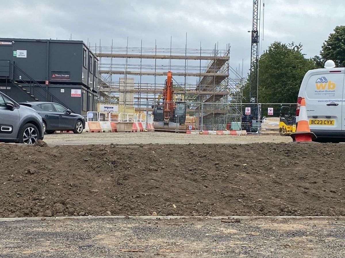 Walls going up on new Wolverhampton technology learning centre on site ...
