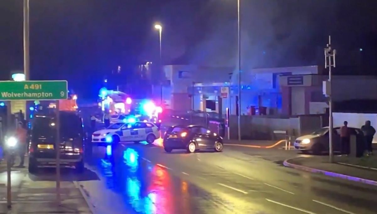 Major work underway at fire hit Chemix/Protyre autocentre in Wordsley ...