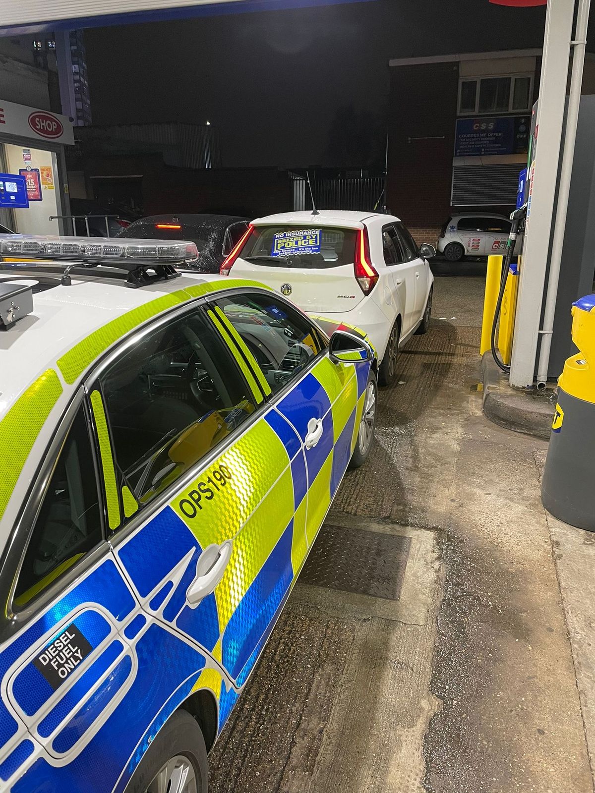 Three arrested after police tactically halts vehicle 'involved in £800 ...