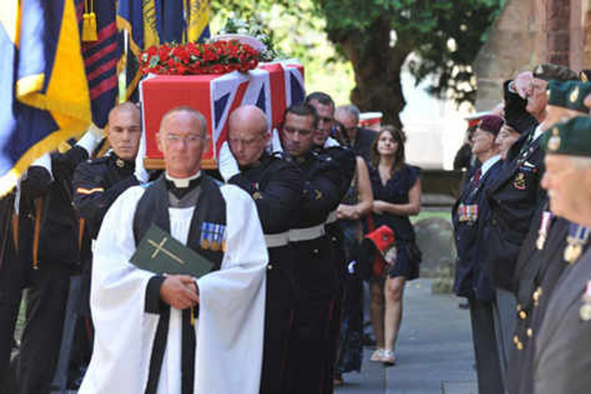 Fallen marine Jonathan Crookes is laid to rest | Express & Star