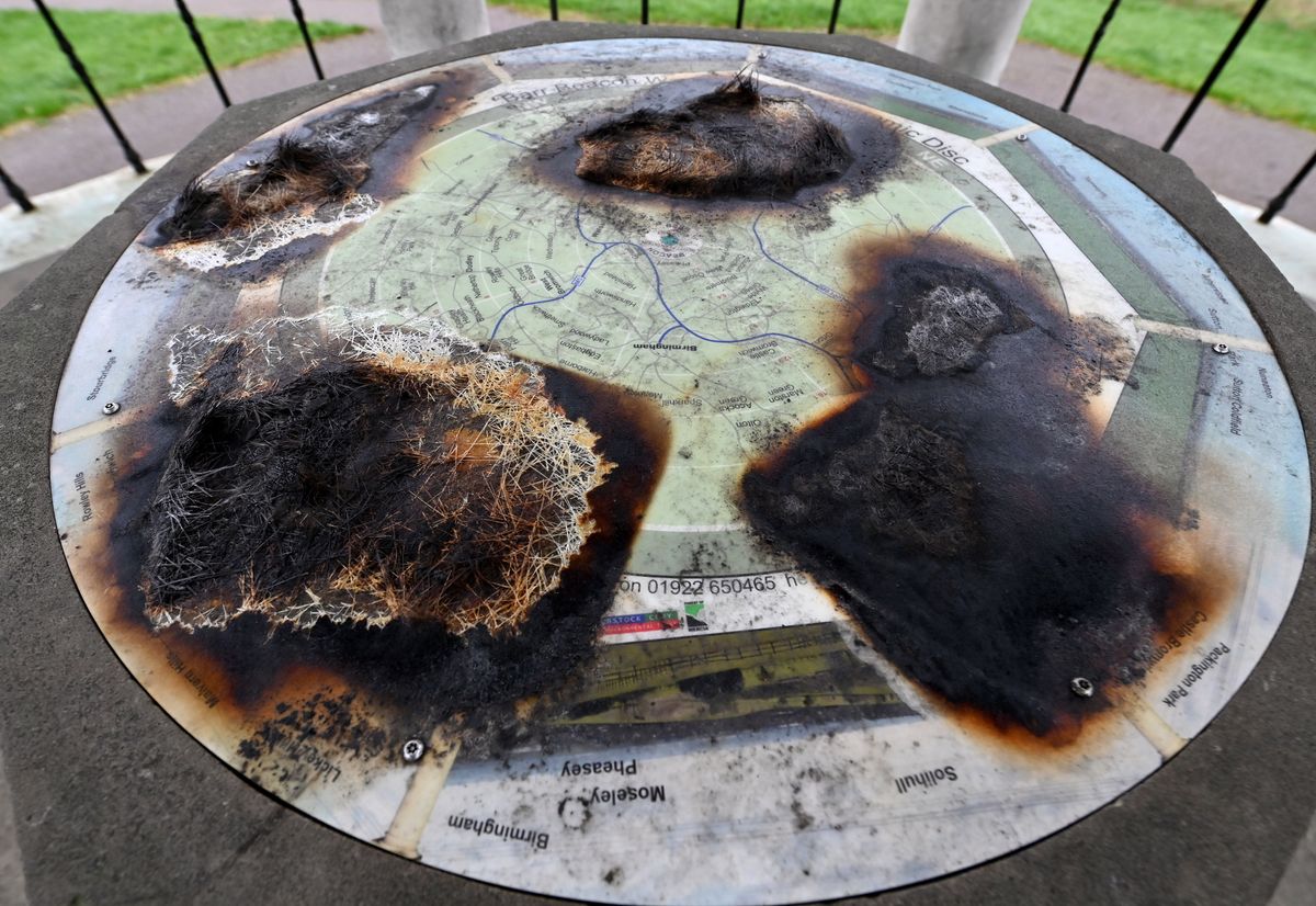 'Mindless desecration of the Barr Beacon War Memorial is a shining ...