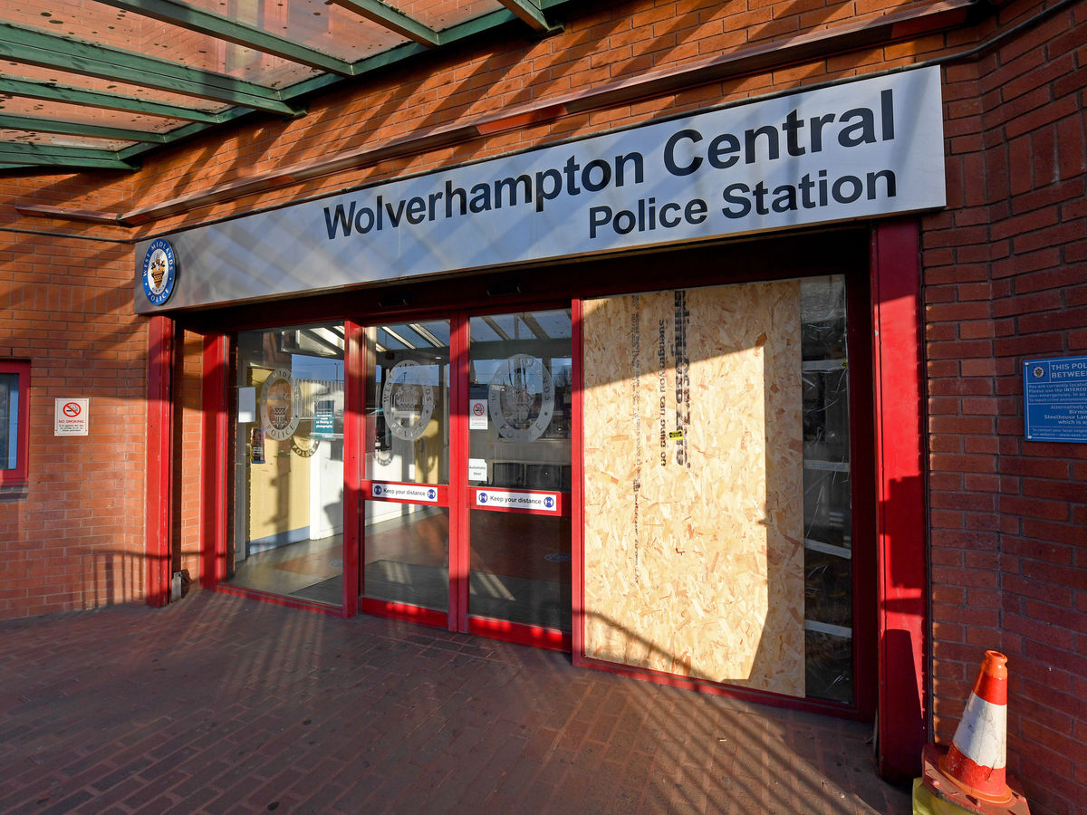 Smashed Wolverhampton police station window lands man with prison ...