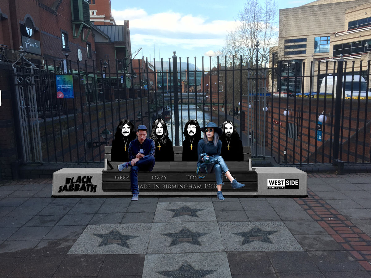 Fans move Heaven and Hell to see Black Sabbath bench unveiling ...