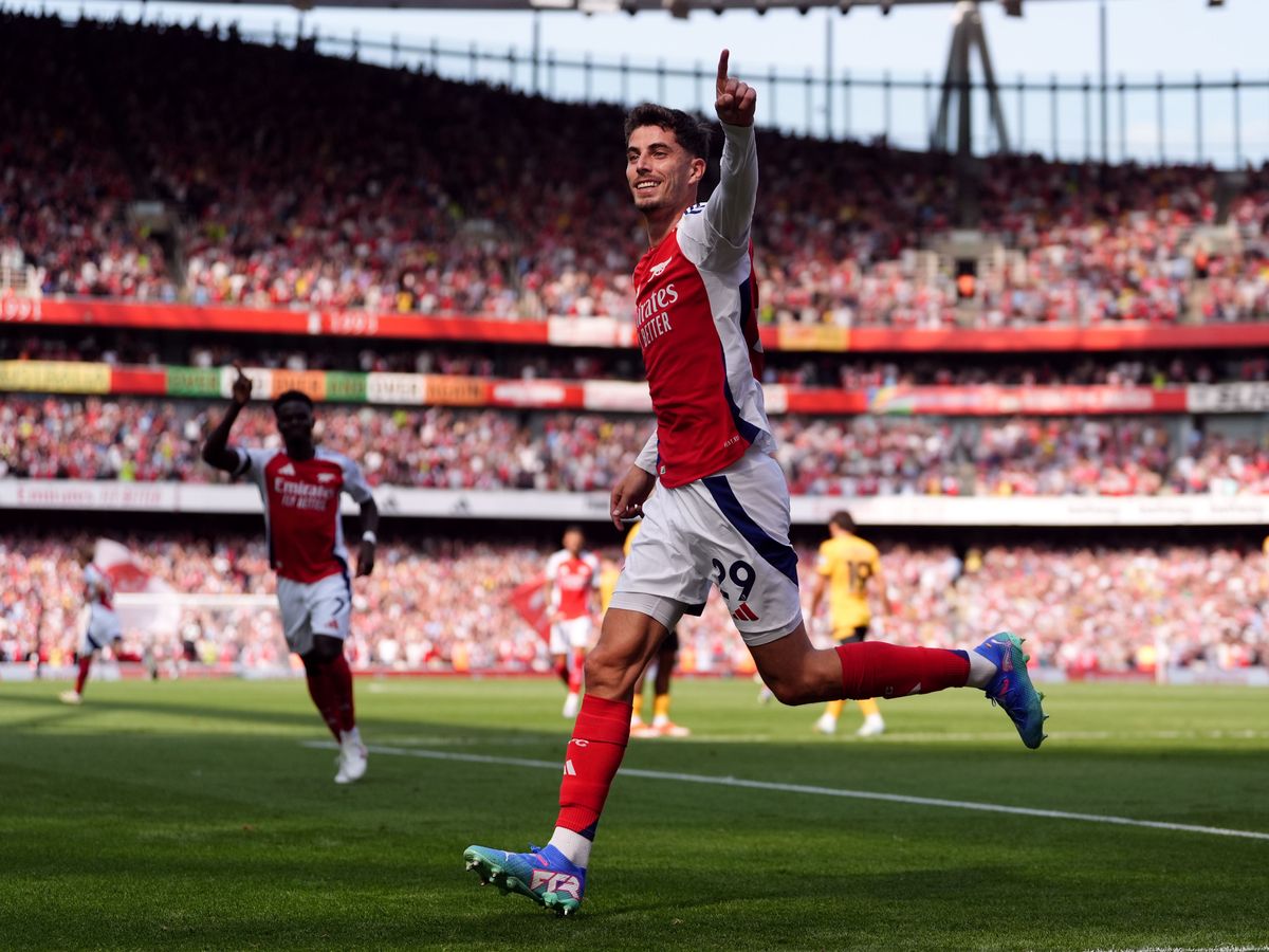 Kai Havertz and Bukayo Saka on target as Arsenal open with win over ...