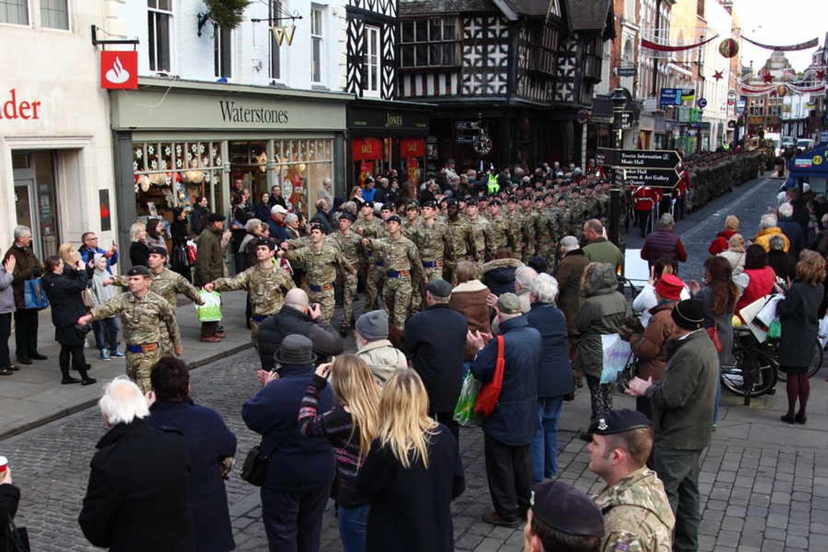 Welsh Cavalry in step for Shrewsbury homecoming | Shropshire Star