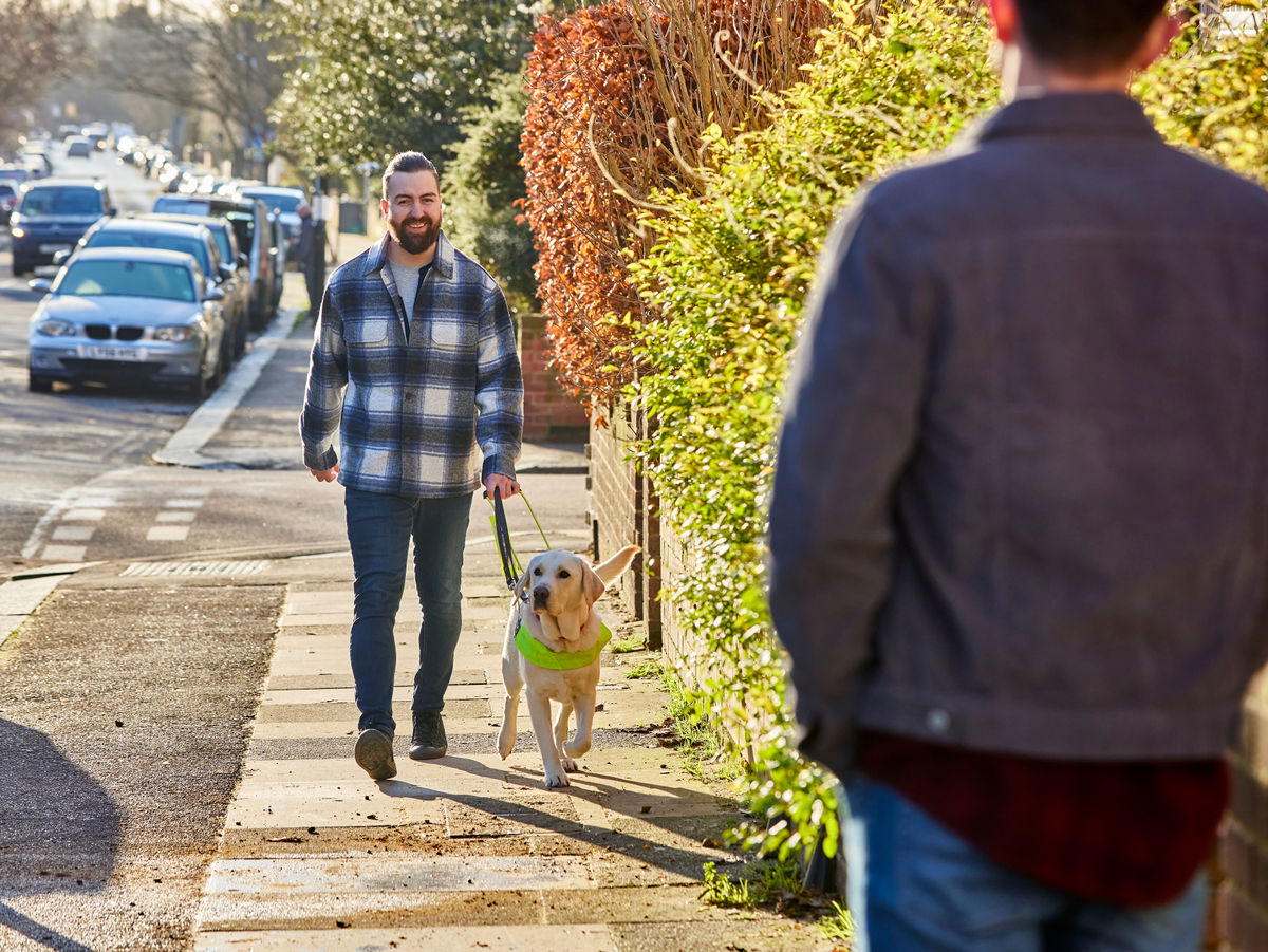Telford man and his life-changing guide dog, Ringo, star in TV advert ...