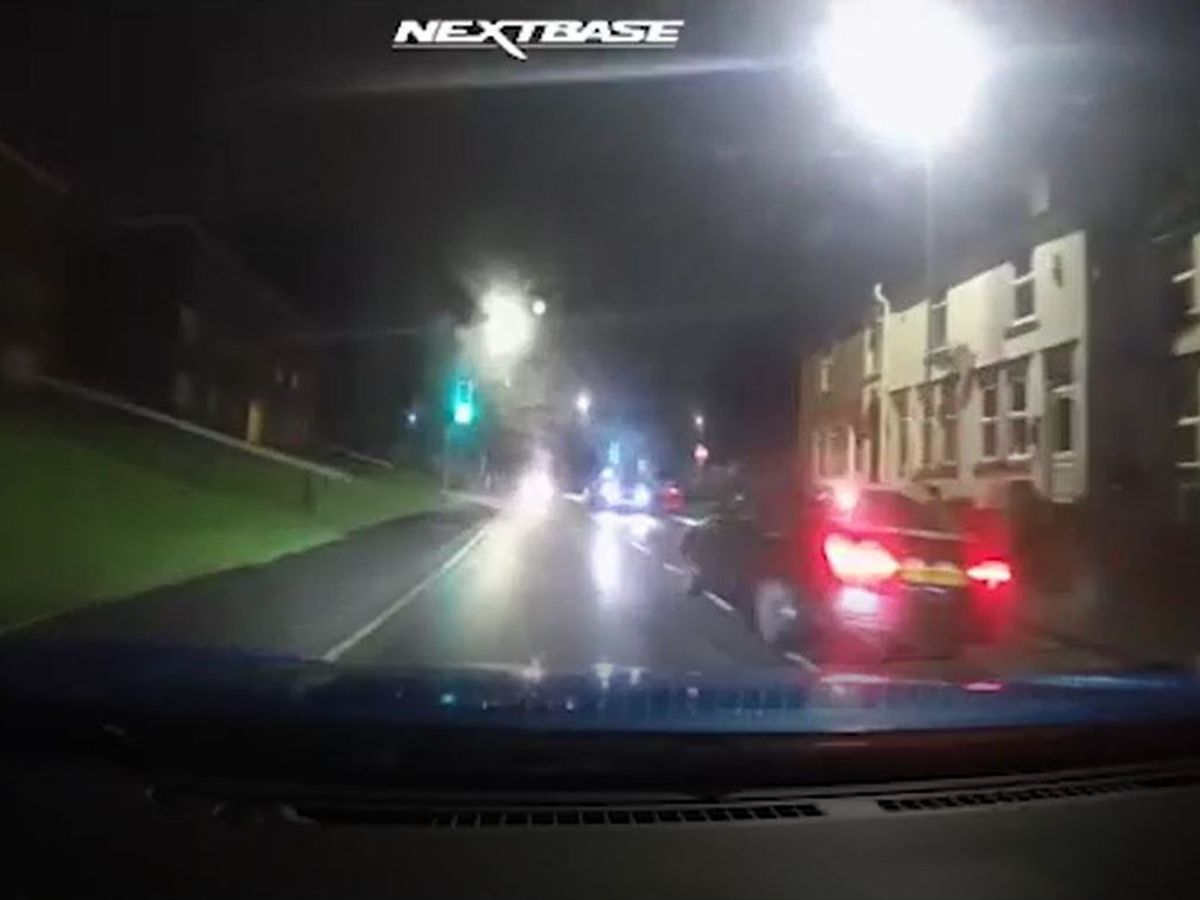 Watch: Heart-stopping moment reckless BMW driver almost causes head-on ...