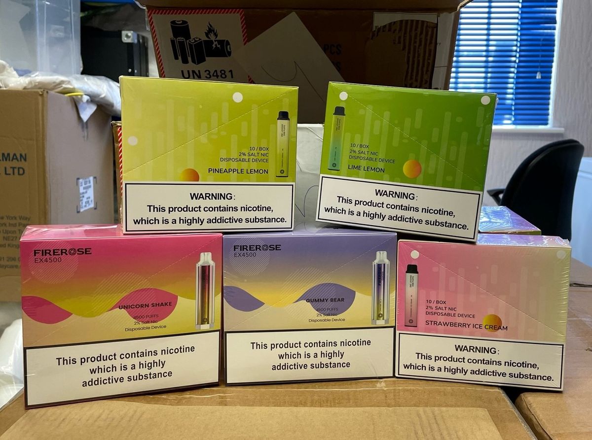 Illegal vapes worth £72,000 seized from van in Staffordshire | Express ...