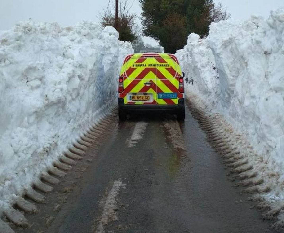 Shropshire weather: Road remains closed due to 'increasingly unstable ...