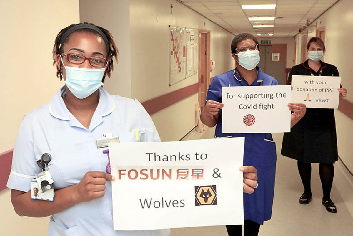 Wolves owners Fosun deliver more PPE to New Cross Hospital | Express & Star