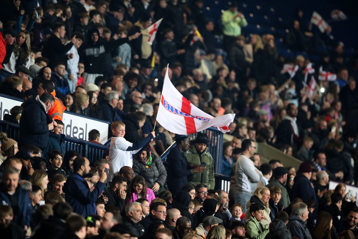 Best pictures as West Brom fans turn out in force for England under 21 ...