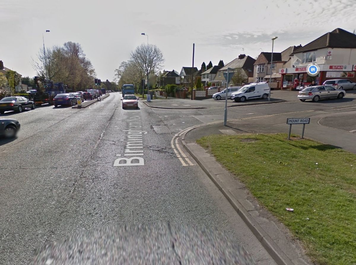 Man and woman hurt in two-car crash on busy Wolverhampton road ...