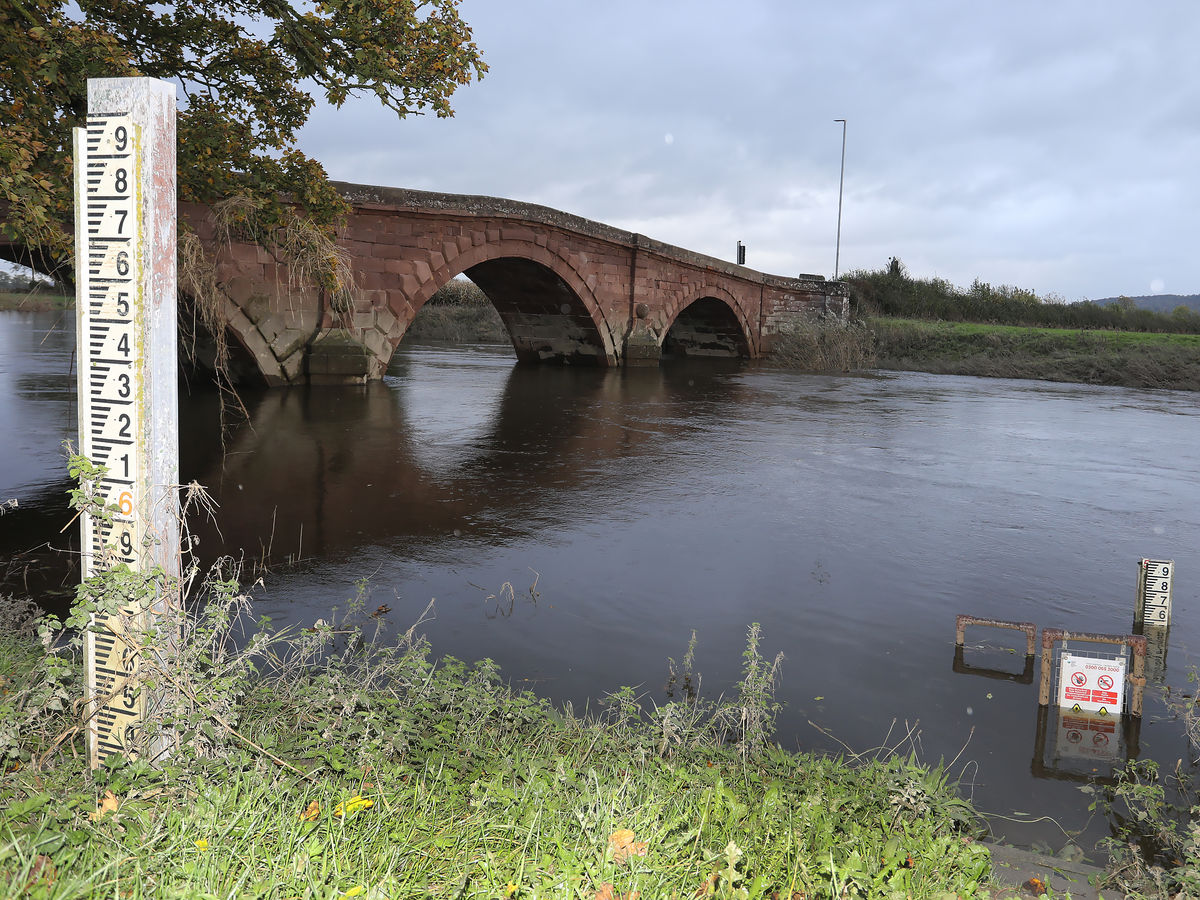 Shropshire weather: Four flood alerts remain in place but barriers not ...
