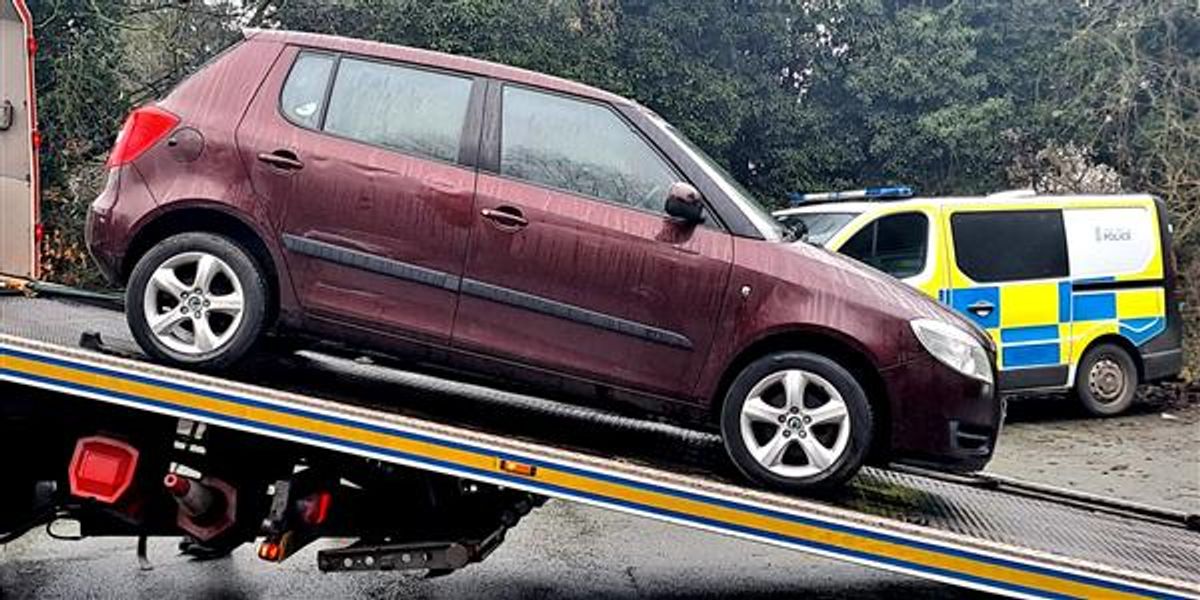 Police seize car from car park after reports of untaxed vehicles taking ...
