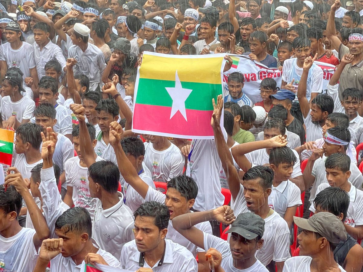 Rohingya refugees mark anniversary of exodus and demand safe return to Myanmar | Express & Star