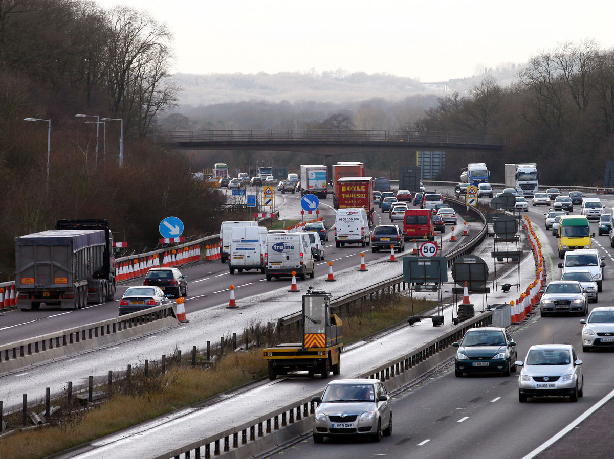 M6 northbound closed between three junctions including M5 link road due ...