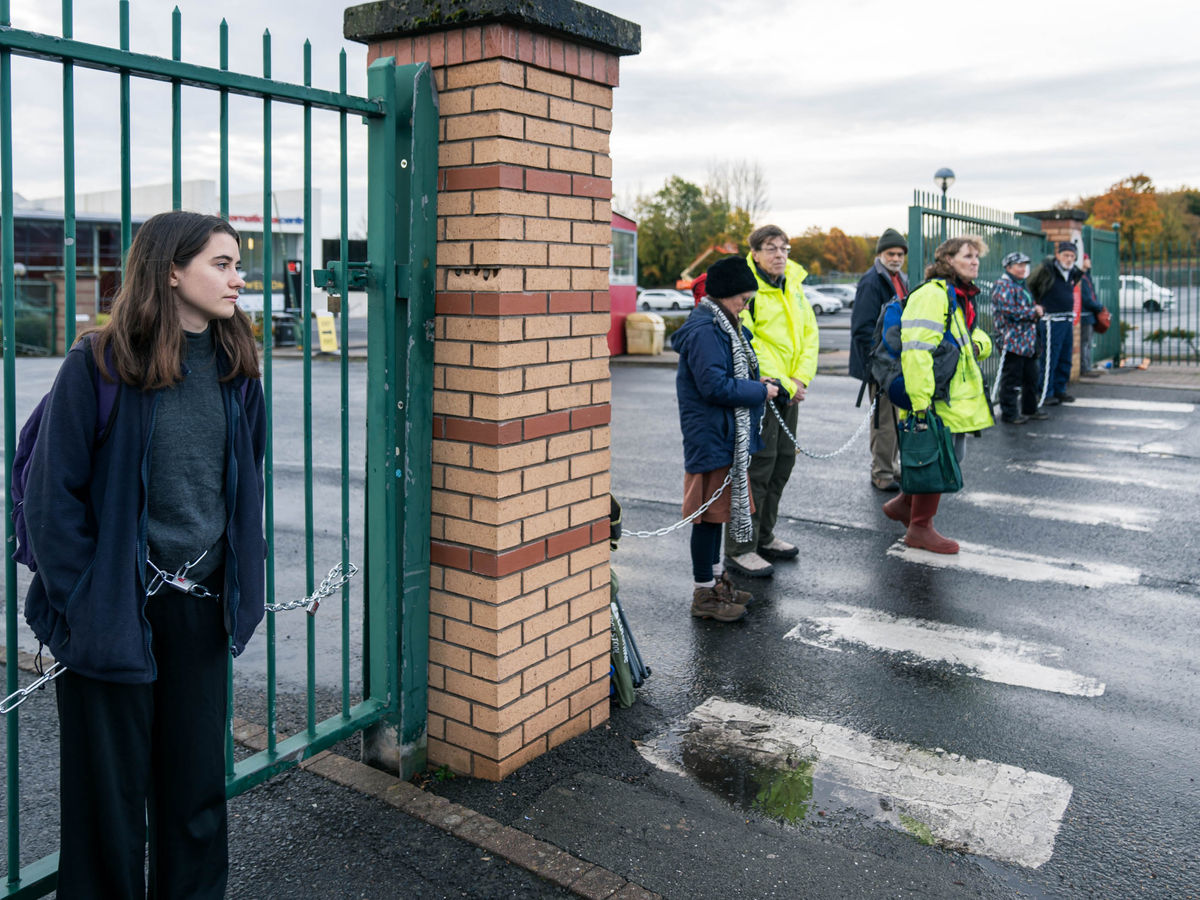 Six people arrested after anti-arms fair protest at Telford ...