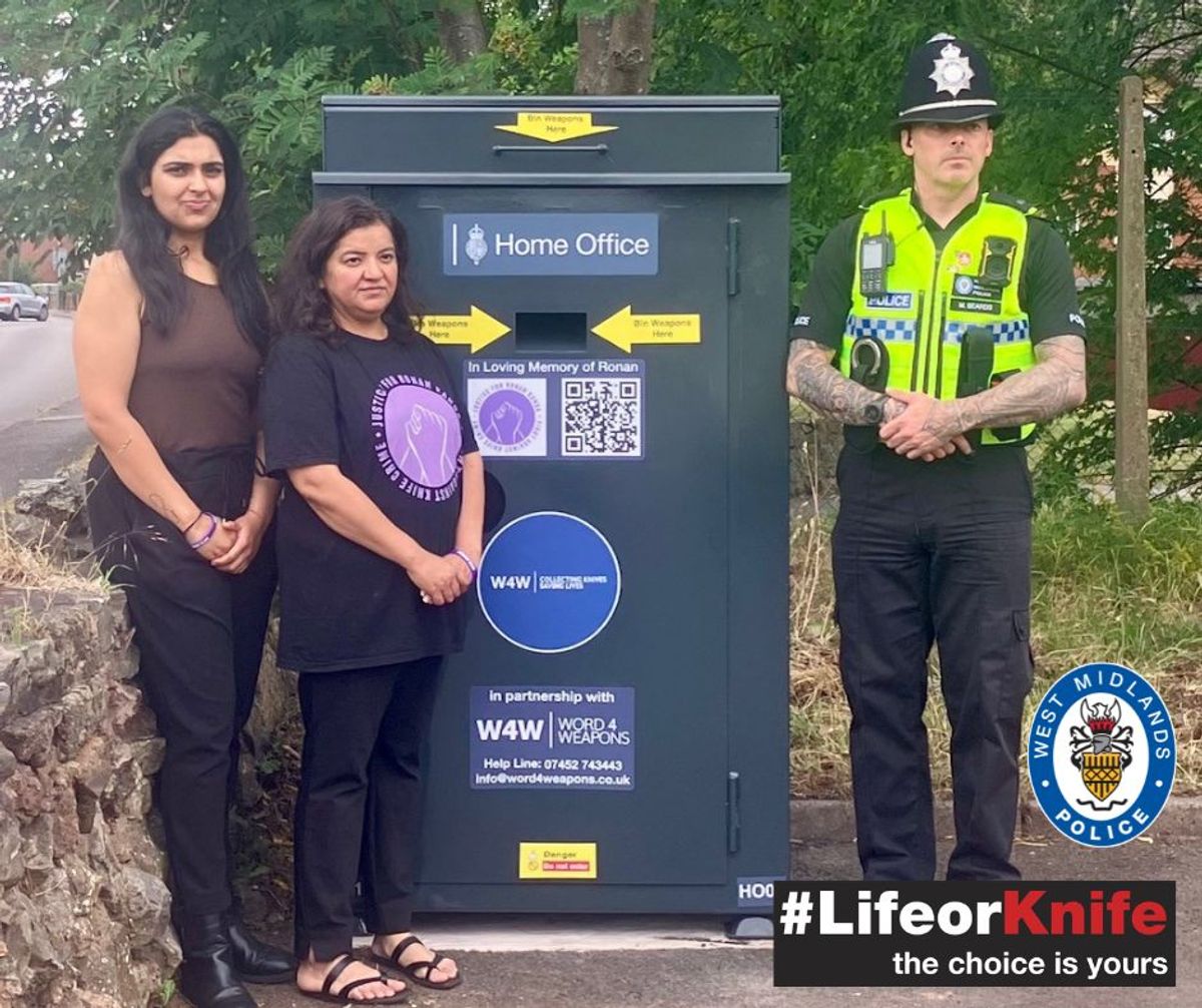 Extra weapon surrender bin installed in Wolverhampton ahead of new law ...