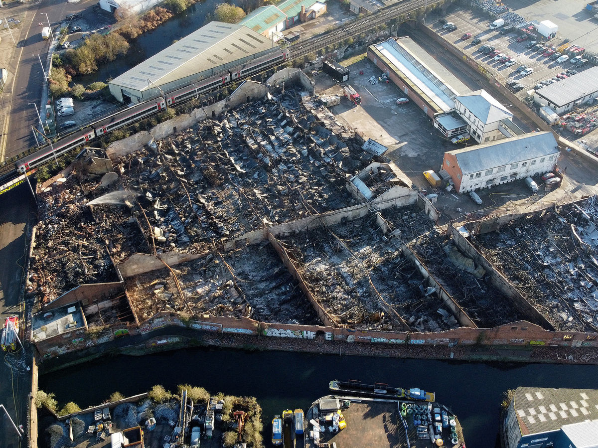 Fire investigators believe massive Wolverhampton factory fire was ...
