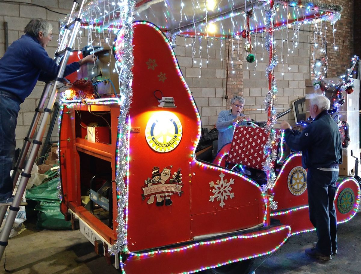Rotary club gets Santa sleigh ready for festive season | Shropshire Star