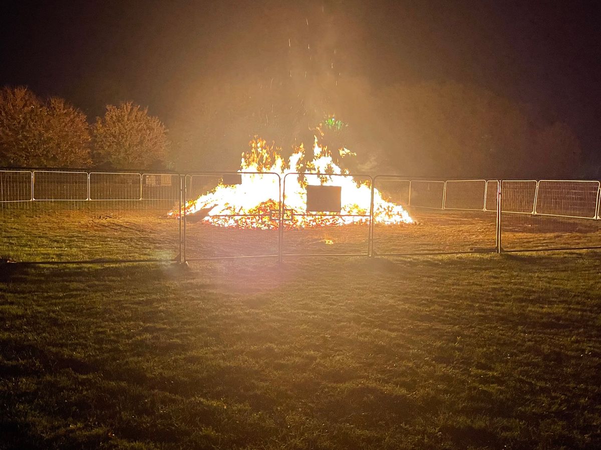 Donnington firework event 'will go ahead' after massive bonfire ...