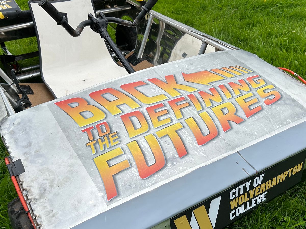 College engineers gear up 'Delorean' kart for Wolverhampton Krazy Races ...