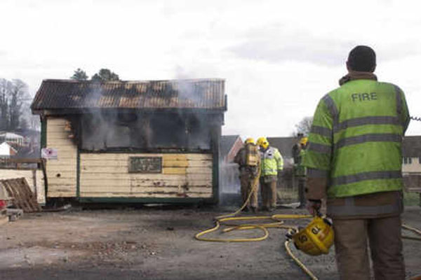 Arson theory after former Oswestry signal box fire | Shropshire Star