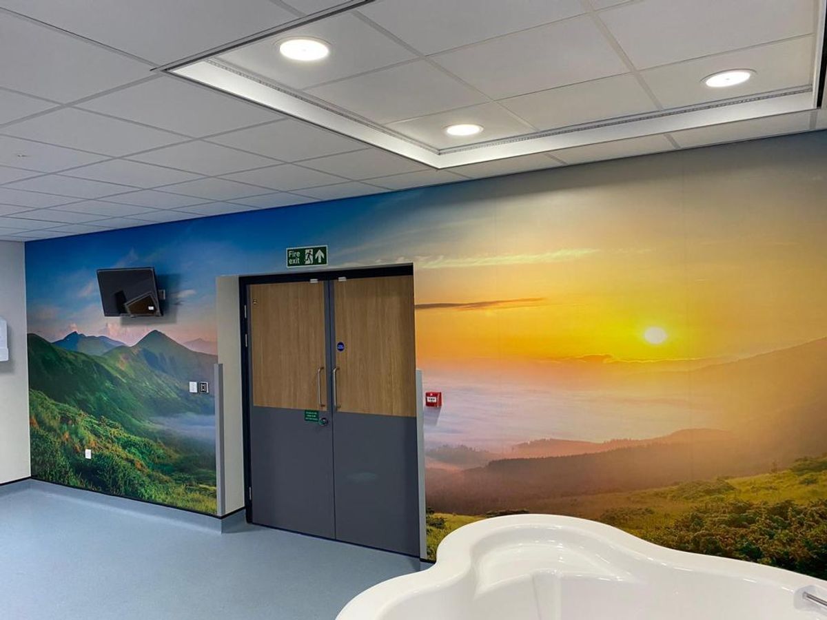 Beautiful new wall art at Walsall’s recently opened Midwifery-Led Unit ...