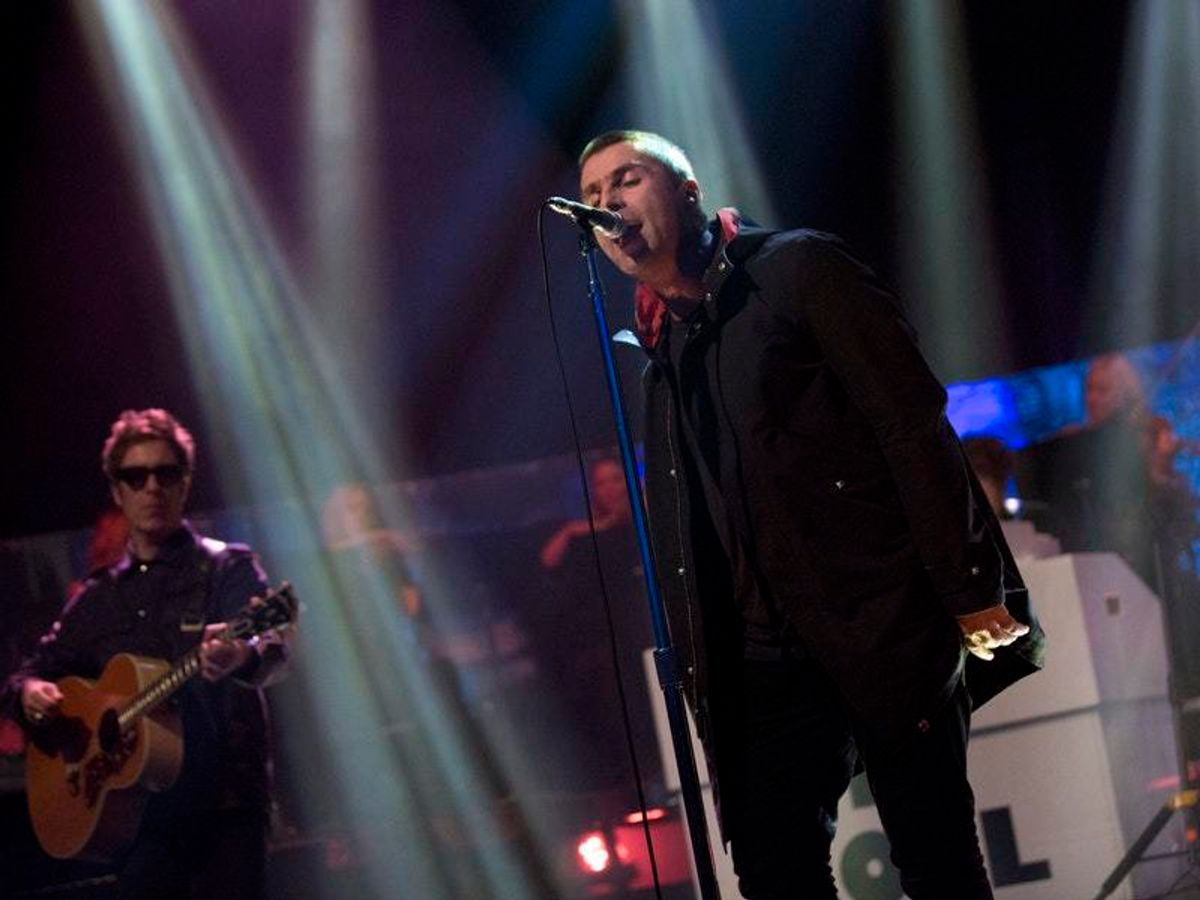 Fan answers Liam Gallagher’s plea with mid-show potato peeling ...