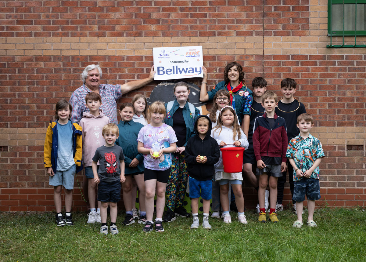 Bellway donation helps Romsley Scout Group stage fundraising Summer ...
