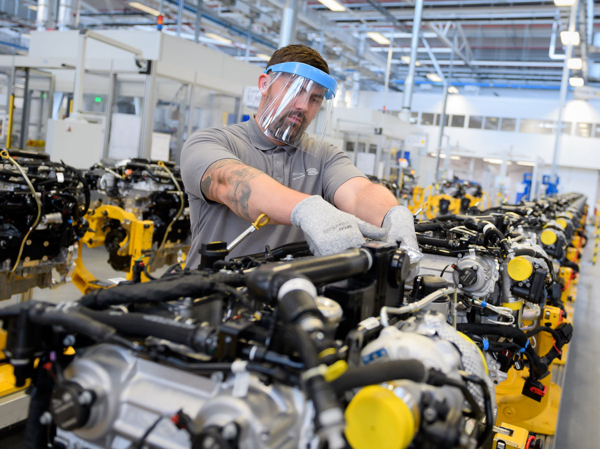 Visors, heat maps and quadruple the cleaning: How JLR engine plant is ...