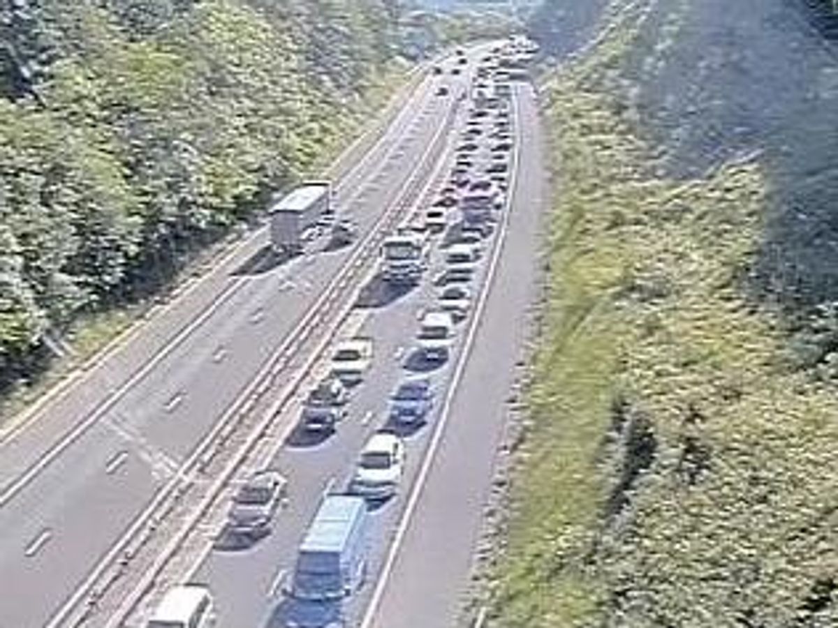 Long M54 delays after crash between Telford and Shrewsbury | Shropshire ...