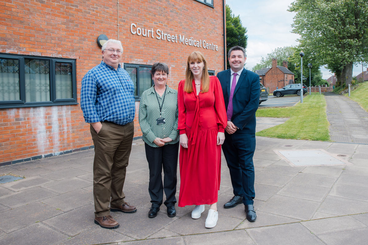 Angela Rayner's battle bus visits Telford as she outlines Labour's plan ...