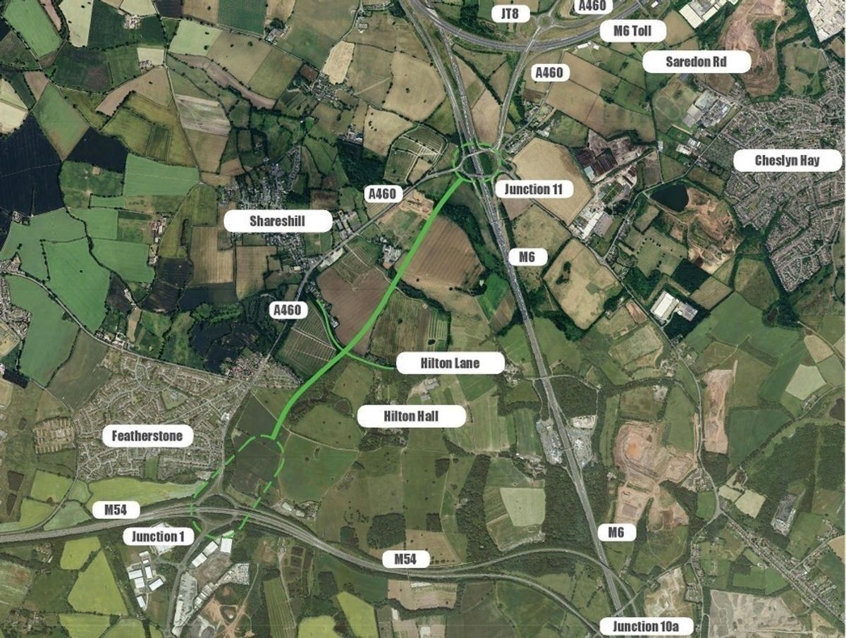 £200m M54 and M6 link road plans submitted | Express & Star