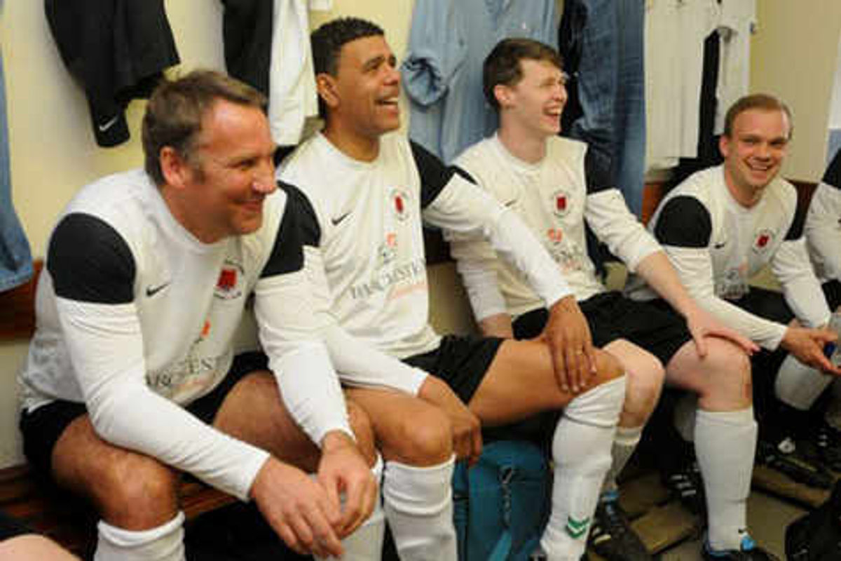 Chris Kamara and Paul Merson turn out for Welshpool | Shropshire Star