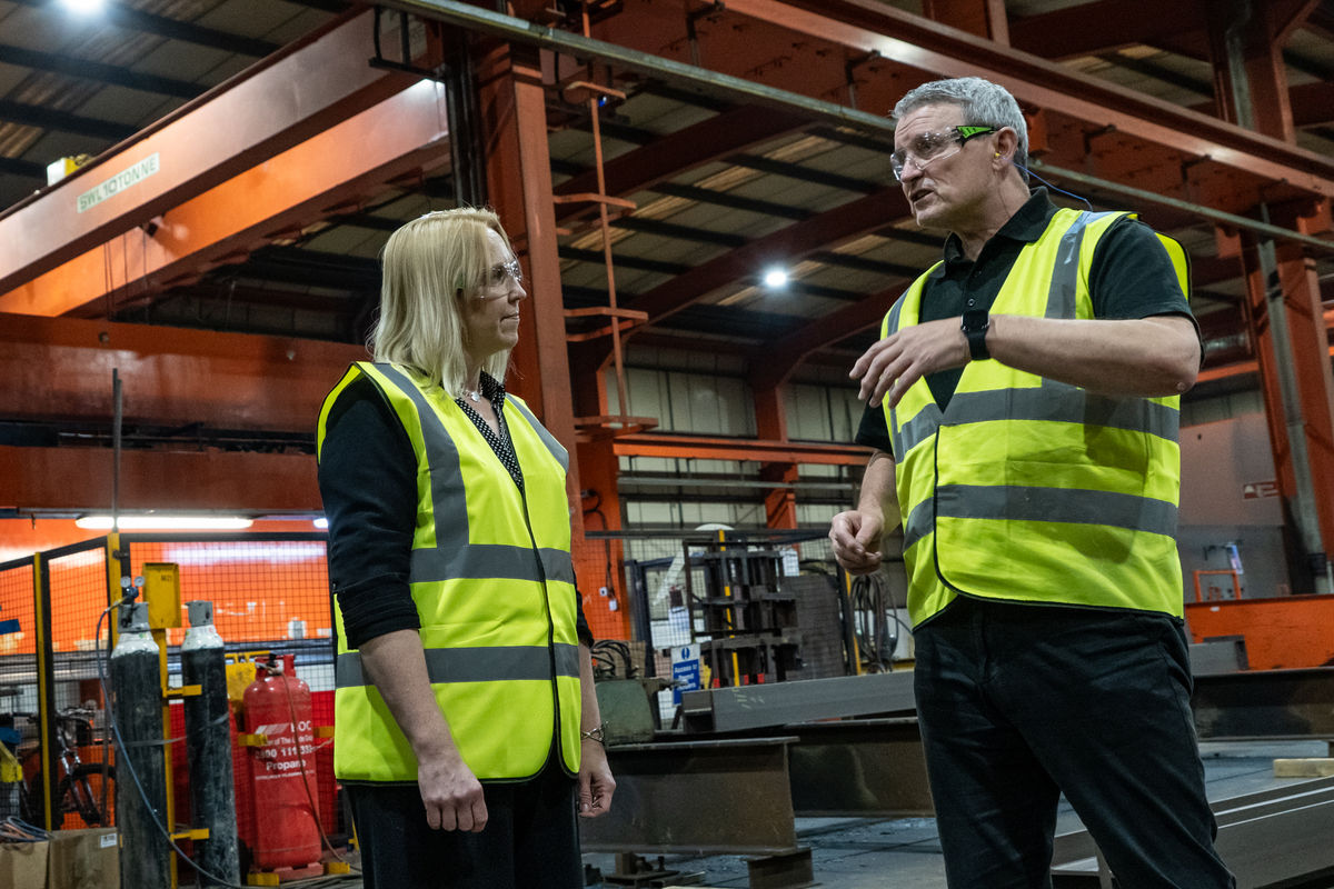 MP puts spotlight on West Midlands steelwork during visit to Tipton ...