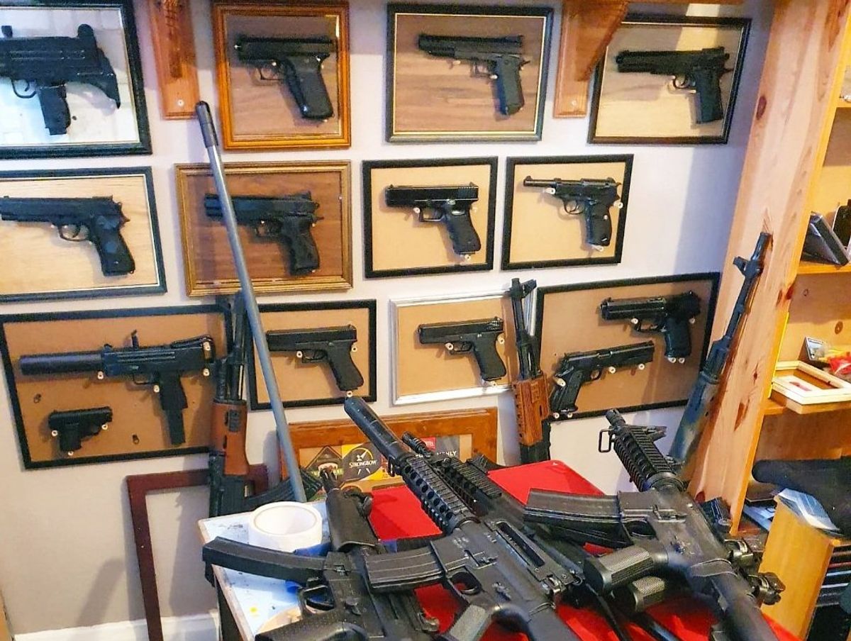 Armed police descend on Brownhills property to discover '48 guns' are ...