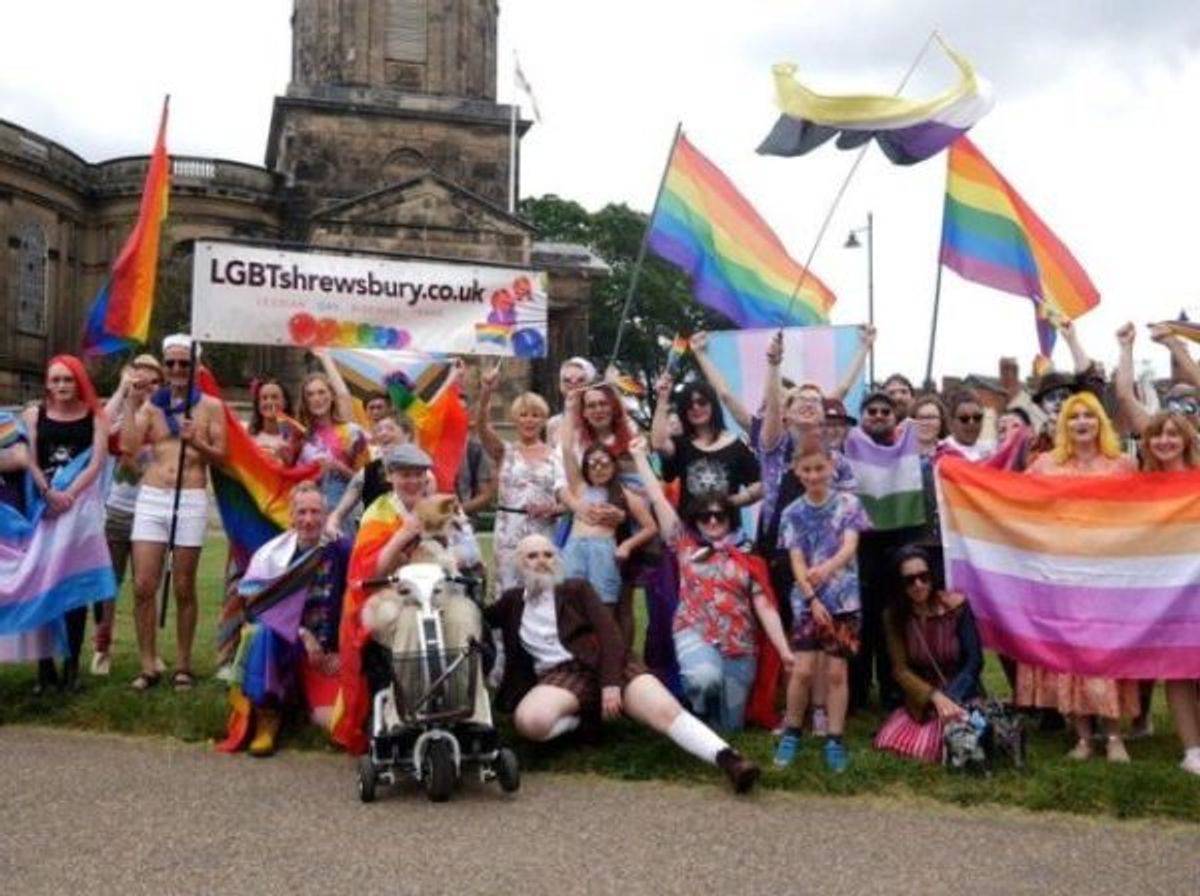 'A moment of history': Rainbow flag set to flutter for Shrewsbury's ...