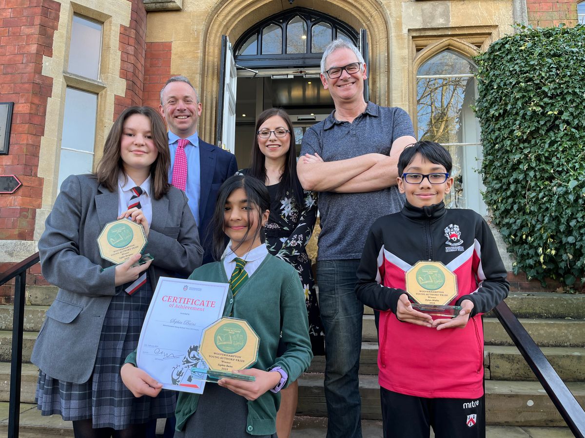 Award-winning children’s author visits Wolverhampton to announce ... Award-winning children’s author visits Wolverhampton to announce ...