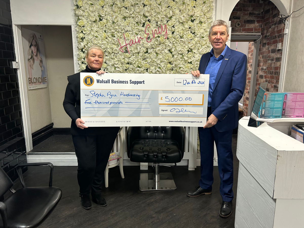 Hair replacement business bags £5k grant from Walsall business support ...