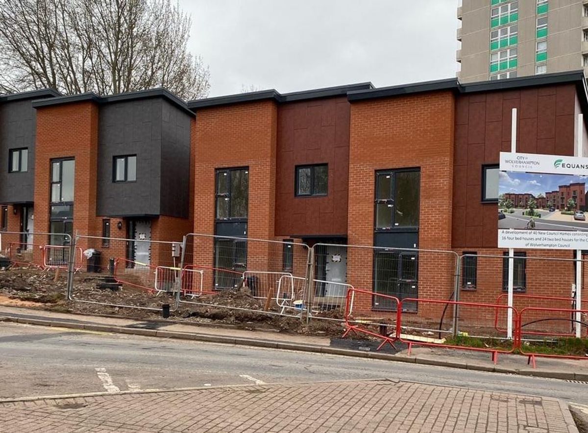 First new council homes for Wolverhampton estate since 1969 almost ...