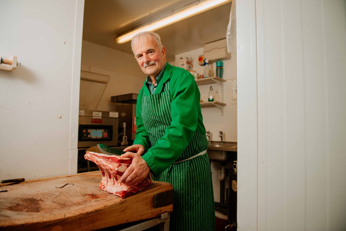 Shrewsbury butcher Bert bids farewell to business after 54 years ...