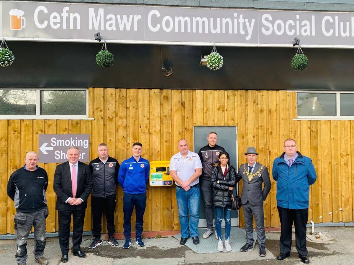 A new defibrillator for football club and wider community | Shropshire Star