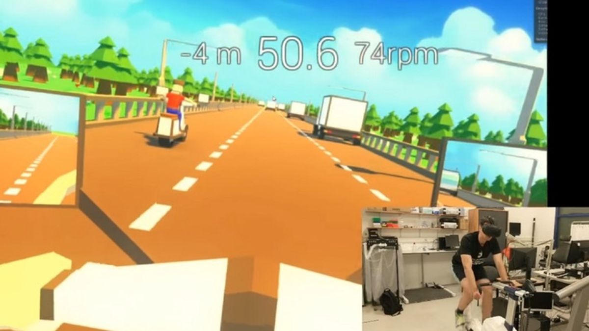 This virtual reality exercise game looks like the sort of fitness ...