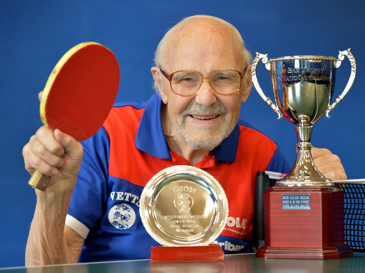 Wombourne's Eric Renshaw reaches his sporting peak at 92 with national ...