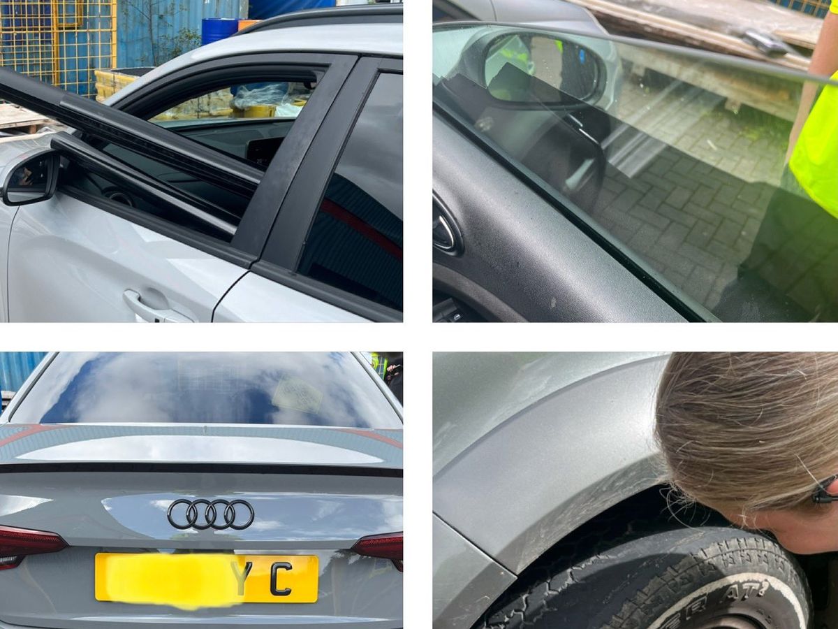 Vehicles stopped in Telford with illegal tints, number plates and ...