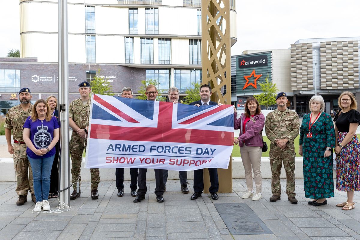 'Honoured' - Telford MP and council unite in flag-raising ceremony to ...